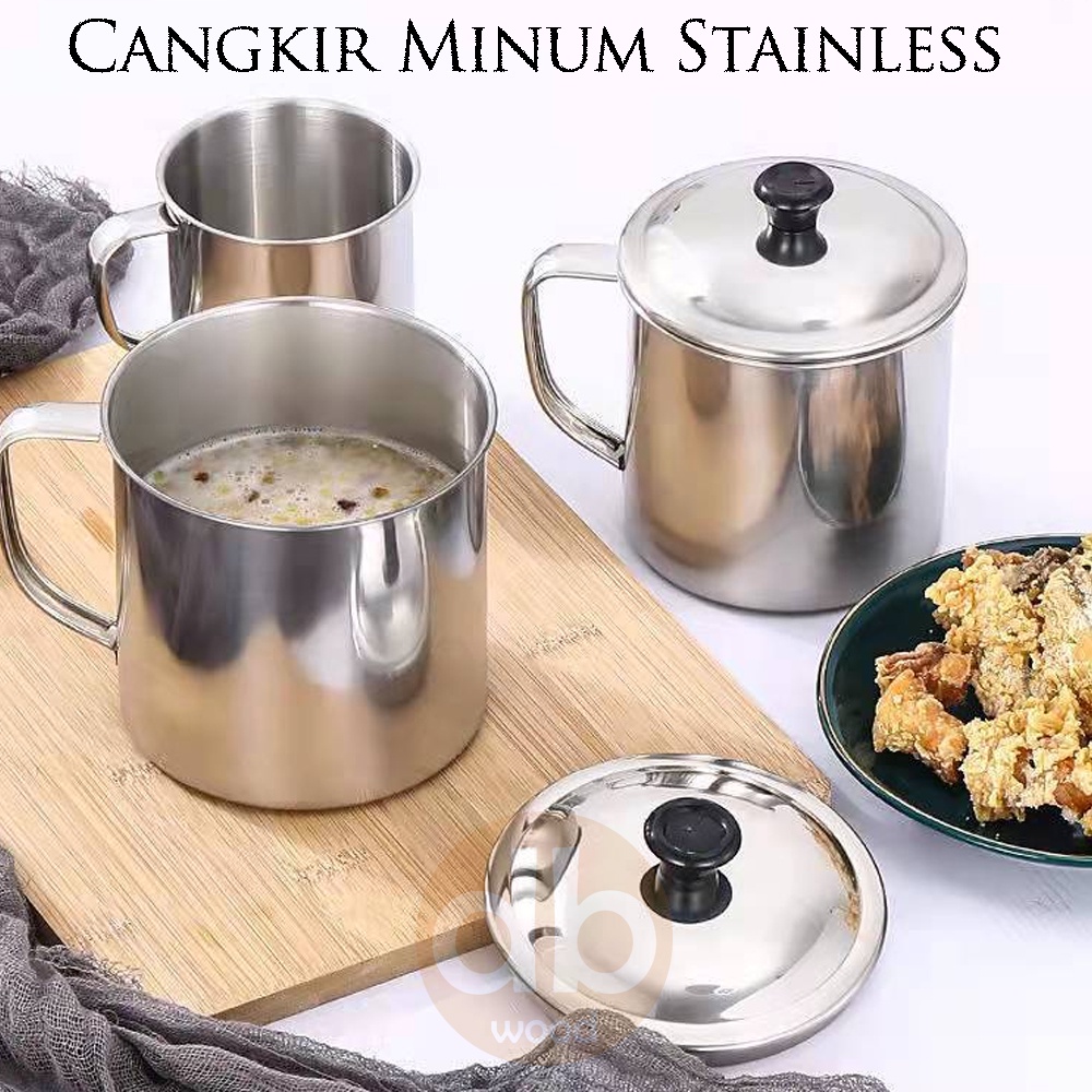 Jual Mug Cangkir Stainless Steel | Shopee Indonesia