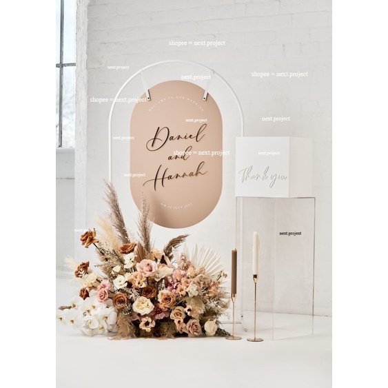 Jual BACKDROP WEDDING MODEL PIPA OVAL DENGAN BAHAN BESI HOLO COCOK ...
