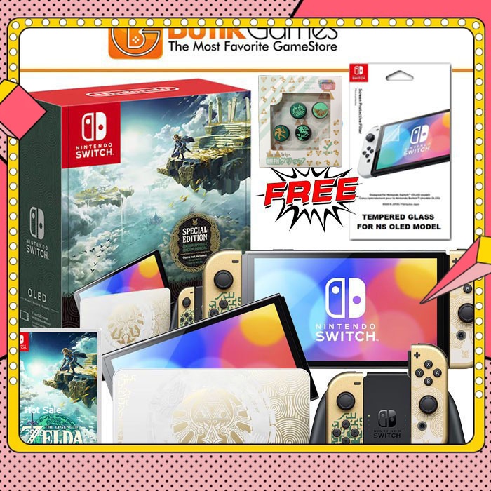 Jual Nintendo Switch OLED Console Zelda TOTK Tears Tear of the Kingdom ...