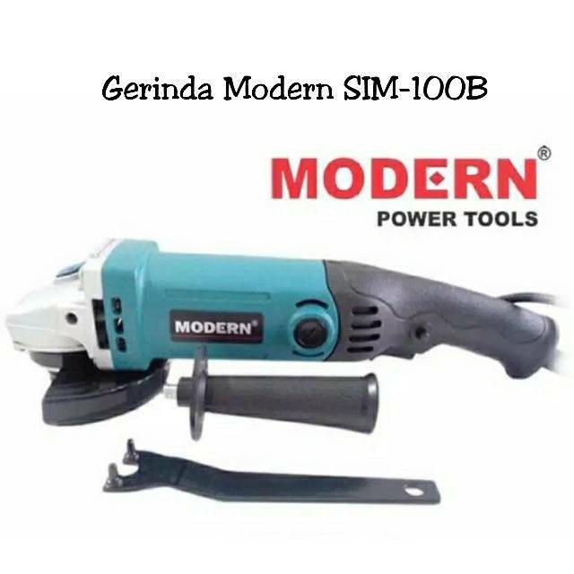 Jual Mesin Gerinda Grinda Gurinda Disc Grinder Sim-100B Modern | Shopee ...