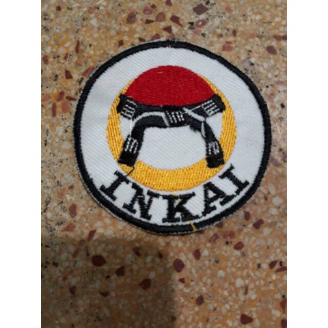 Jual Bordir BADGE KARATE BET INKAI LOGO BED BELADIRI EMBLEM BORDIR ...