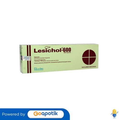 Jual Lesichol 600 Mg Box 30 Kapsul | Shopee Indonesia