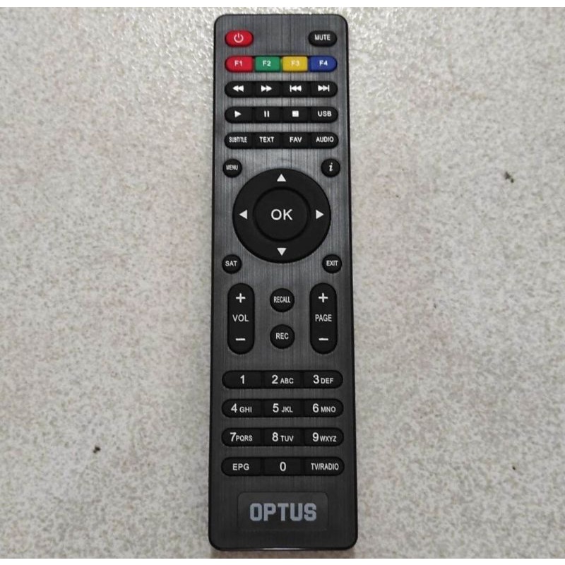 Jual Remot OPTUS 66 HD ASLI ORIGINAL / Remote Digital Receiver OP 66HD ...