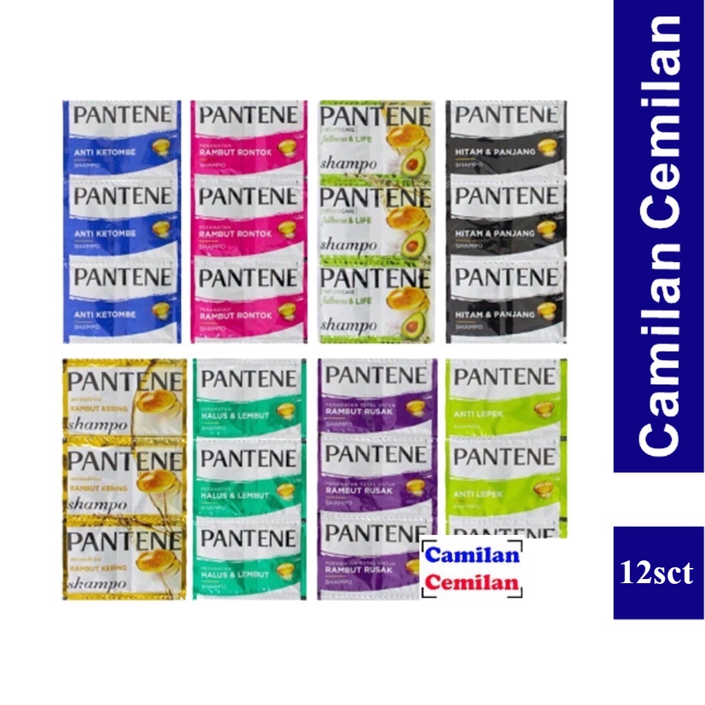 Jual Pantene Shampo Shampoo Renceng isi 12 sct x 10 ml | Shopee Indonesia