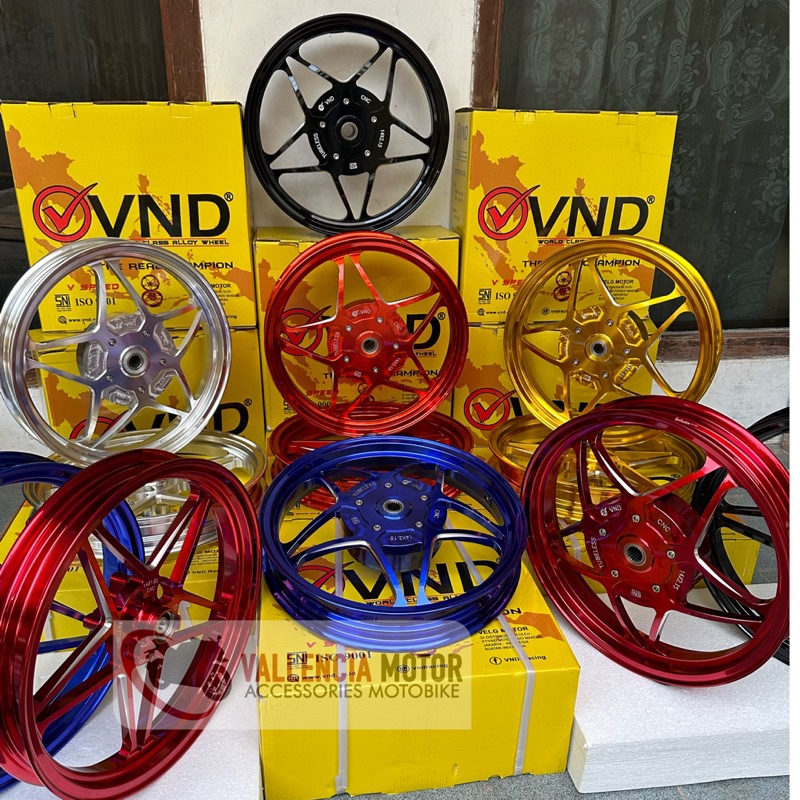 Jual Velg Racing VND V Speed Yamaha Mio M3, Mio Z, Fino 125, Soul GT ...