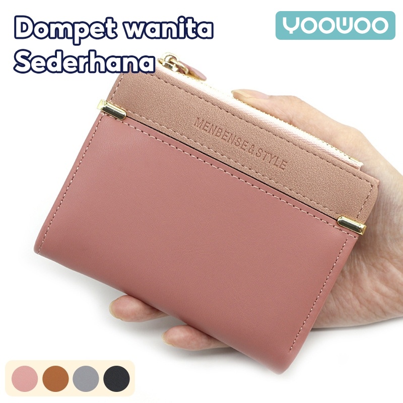 Jual YooWoo Dompet lipat / dompet wanita / card holder / dompet kulit ...