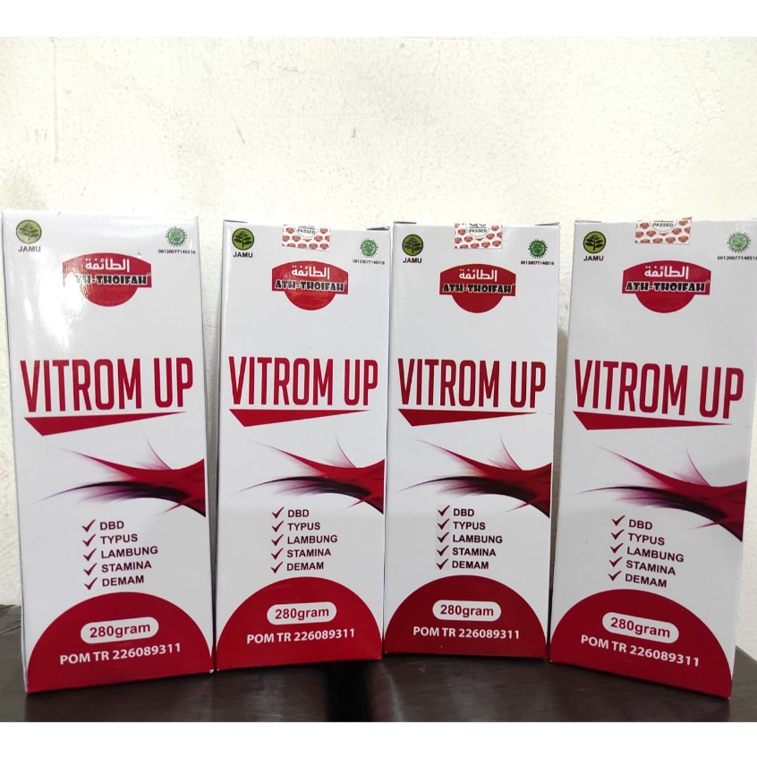 Jual Madu VITROM UP Trombooster Ath Thoifah Madu Angkak Kurma Terapi ...