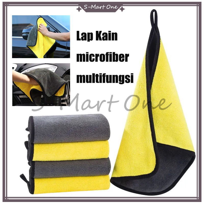 Jual Lap Microfiber Tebal 30 x 30 cm /Lap Kain microfiber multifungsi ...