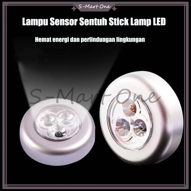 Jual Lampu Sensor Sentuh Stick Lamp LED /Click Lampu Tempel Emergency ...