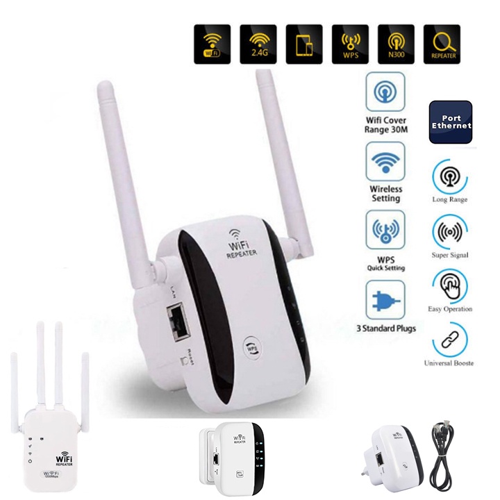 Jual Wired/Unwired WIFI Repeater 300Mbps Wireless WIFI Signal Range Extender WIFI Repeater WIFI ...