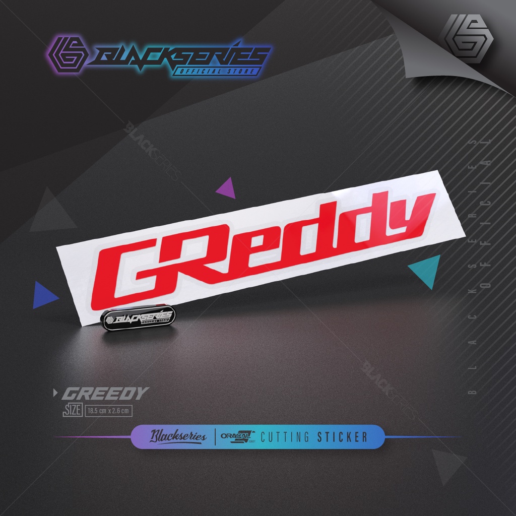 Jual Stiker Greddy | Cutting Stiker Greddy| Stiker Mobil | Greddy ...