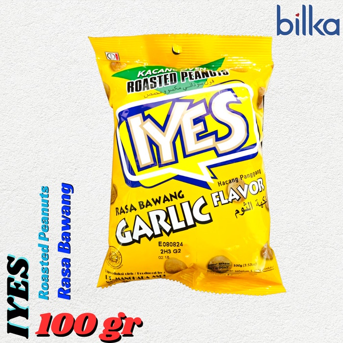 Jual IYES Kacang Oven Bawang 100gr | Shopee Indonesia