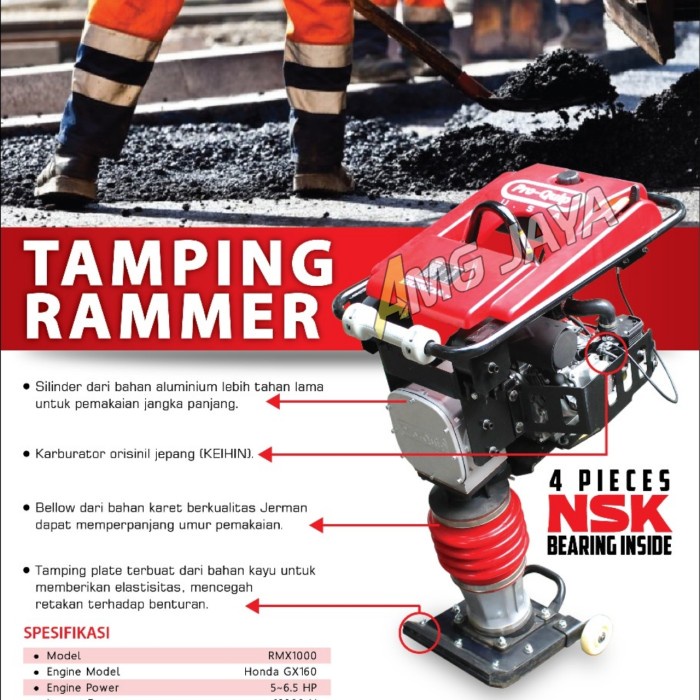 Jual Mesin Stamper Aspal Mesin Pemadat Aspal Model Kuda PROQUIP RMX ...