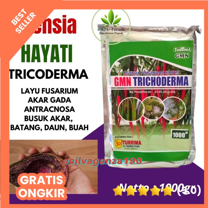 Jual Obat Layu Fusarium, Pupuk Fungisida Hayati Trichoderma Tricoderma 1KG | Shopee Indonesia