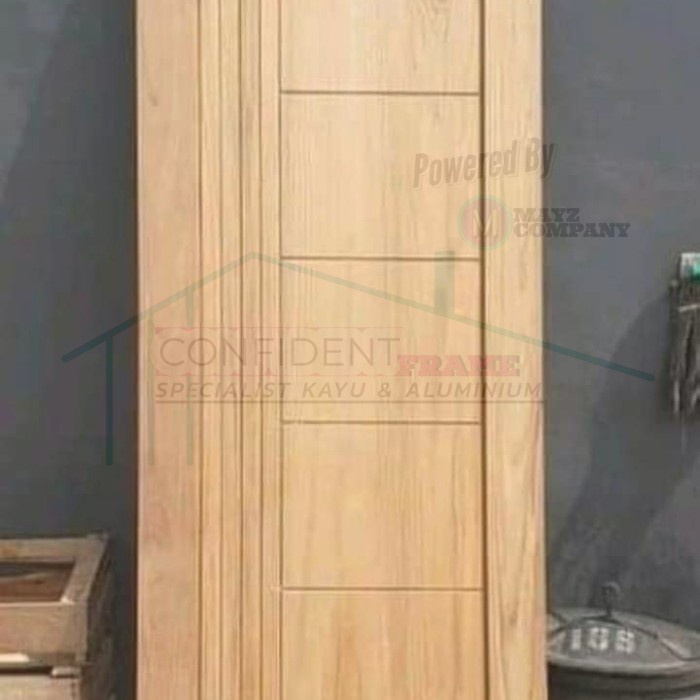 Jual Daun Pintu Minimalis Modern/Daun Pintu Kayu Kamper/Pintu Kamar ...