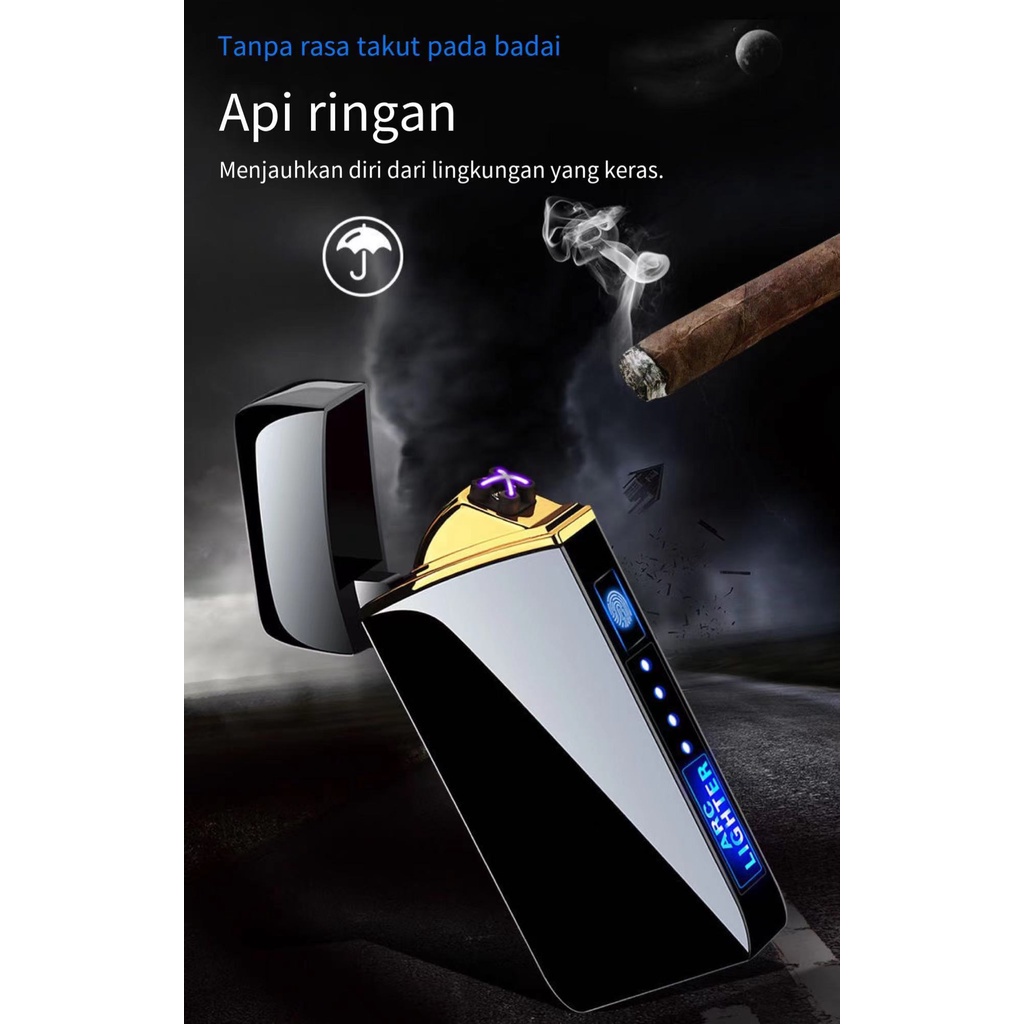 Jual Korek Elektrik A6 Kecil Fingerprint Touch Sensor Led Screen Dy A6 ...