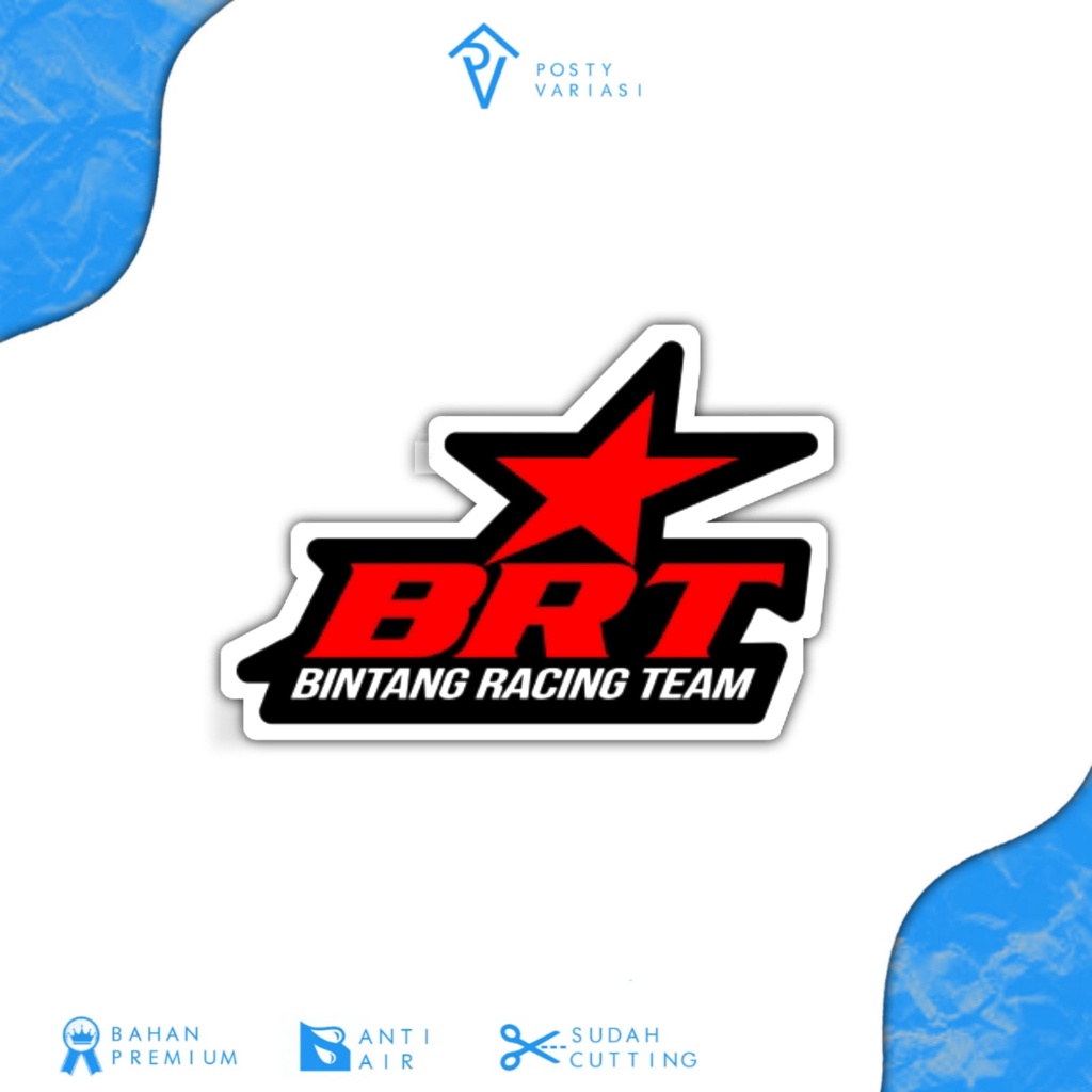 Jual Sticker BRT Stiker Motor Sticker Racing Print Waterproof Satuan ...