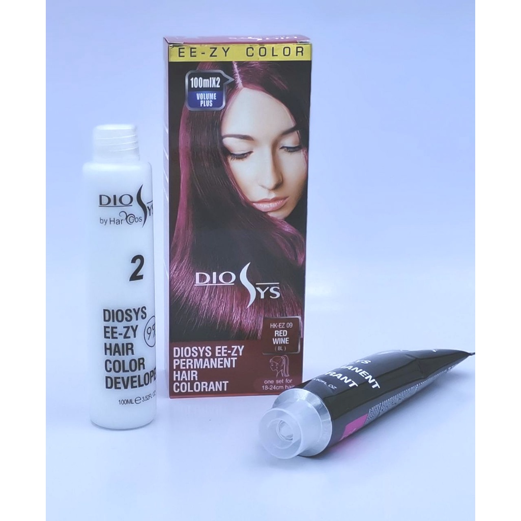 Jual LIGHT ASH BLUE CAT RAMBUT WARNA HK-EZ 13 DIOSYS BEAUTY HAIRCOLOR ...