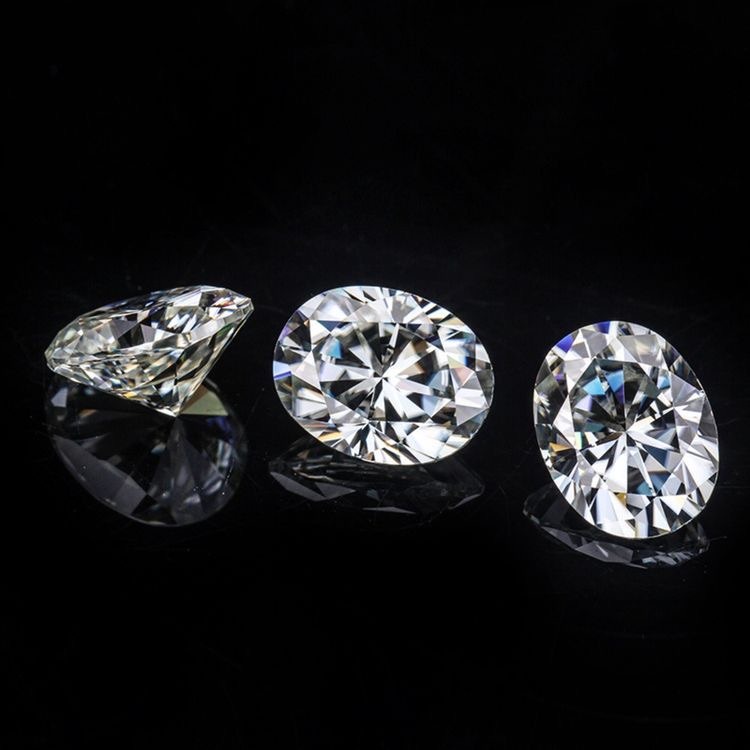 Jual Diamond Moissanite 1.2 ct GRA Certificate Banyak Ukuran Asli ...