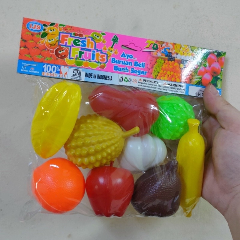 Jual Mainan Anak Murah Buah Buahan Fresh Fruit Party B506 | Shopee ...