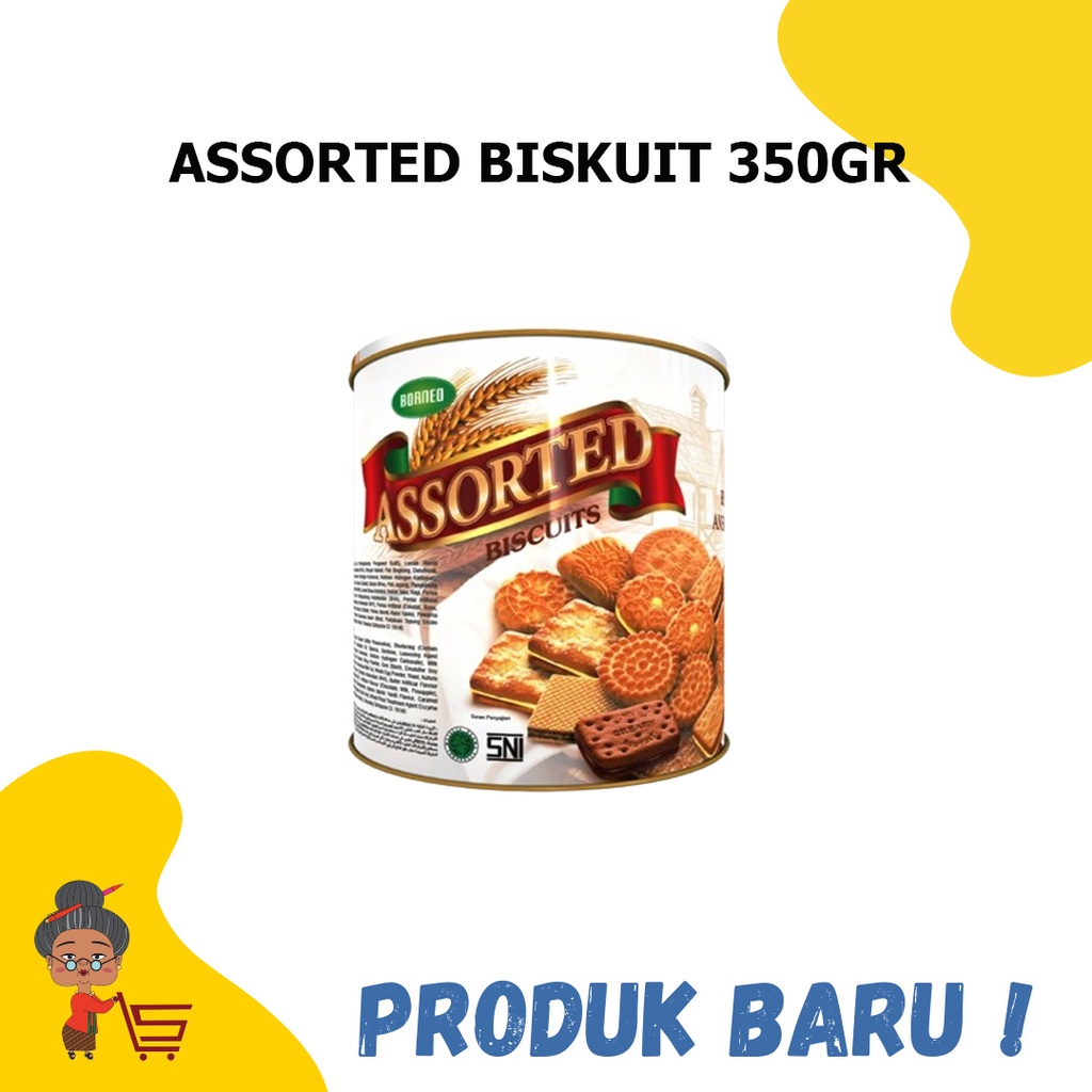 Jual BORNEO ASSORTED BISKUIT 350 GRAM / BISKUIT ASSORTED 350 GRAM ...