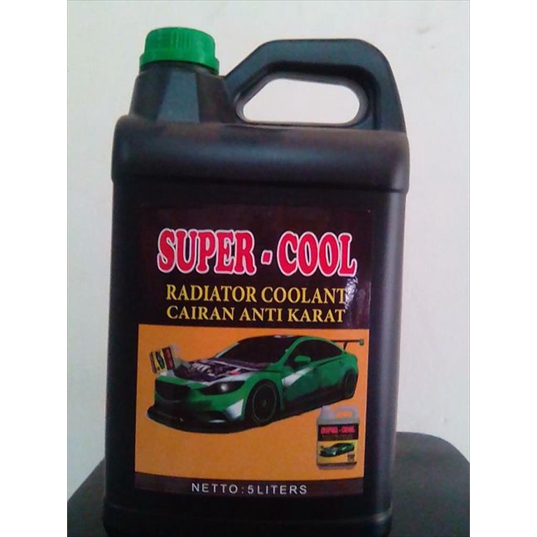 Jual Air Radiator Coolant Warna Hijau Super Cool 5 Liter | Shopee Indonesia