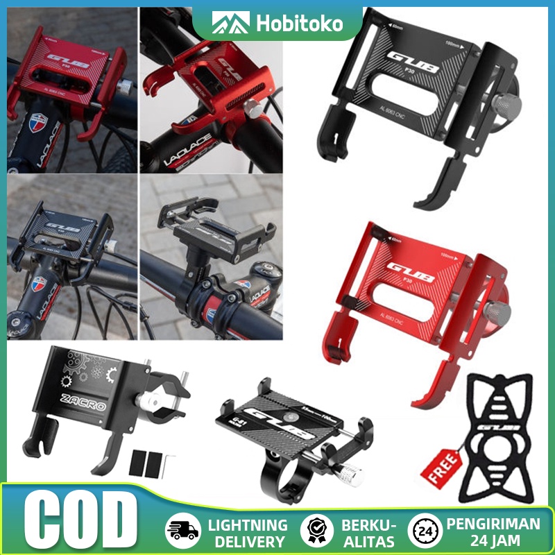 Jual Bracket Aksesori GUB P30 Holder Hp Motor (Dengan Hadiah) Holder Hp ...