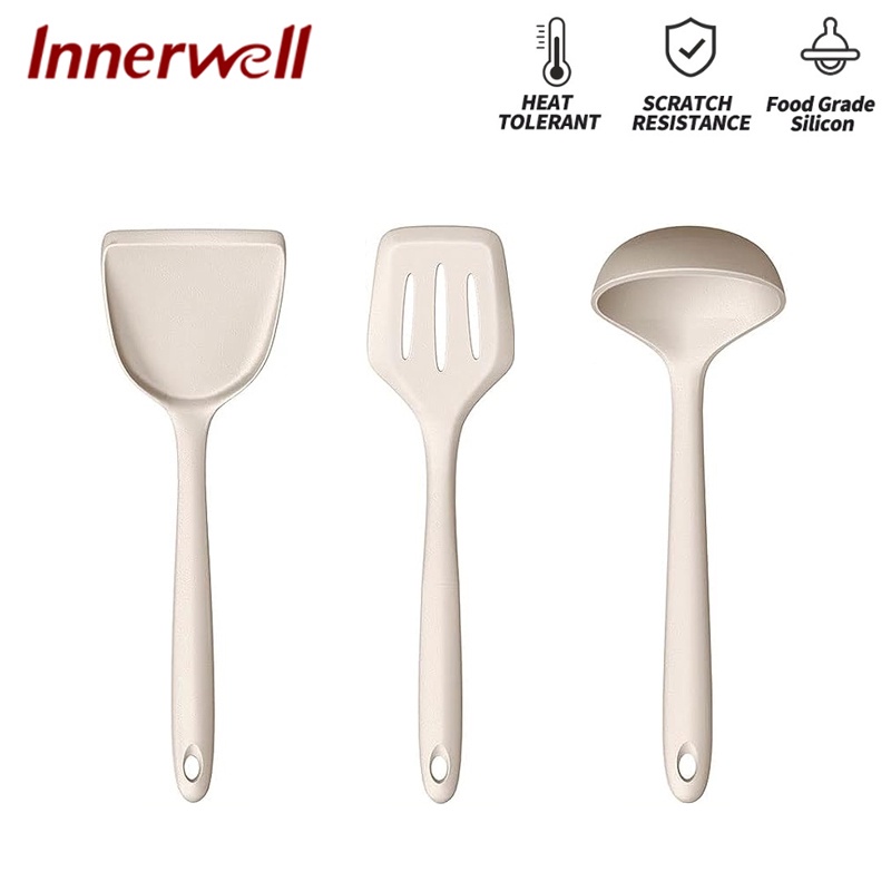 Jual Innerwell Sutil / Sendok Sup / Spatula Silikon Tahan Panas Warna ...