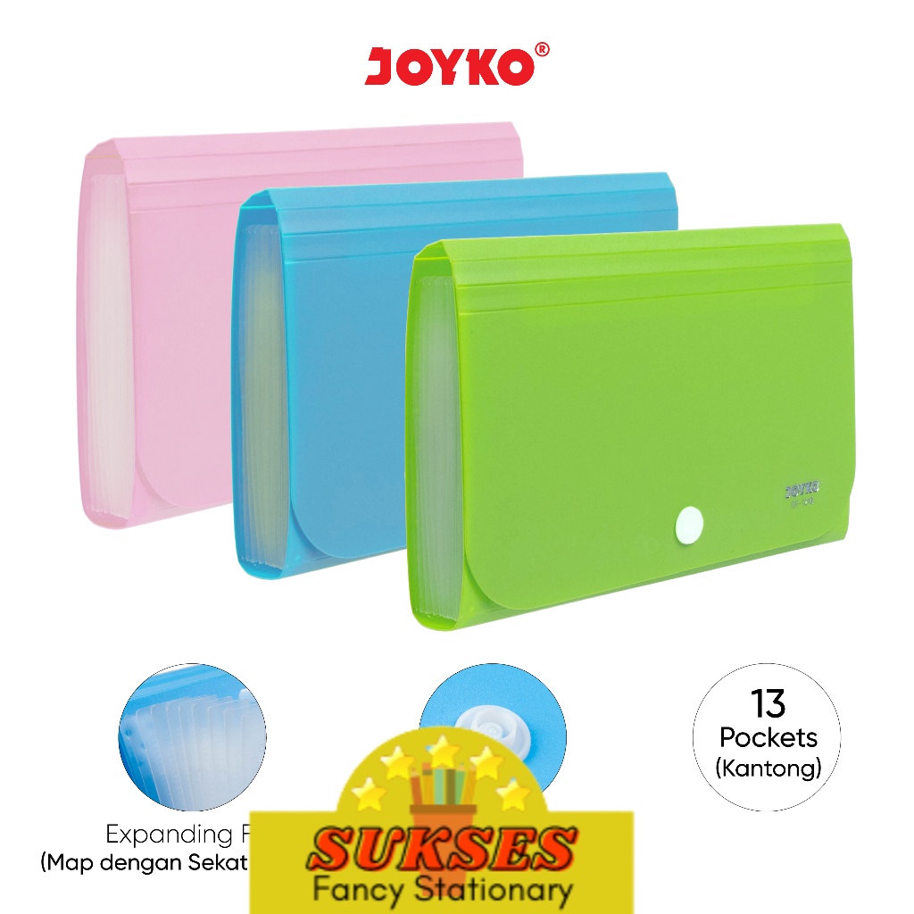 Jual Expanding File Map Harmonika Joyko EF-1218 Giro 13 Pocket | Shopee ...