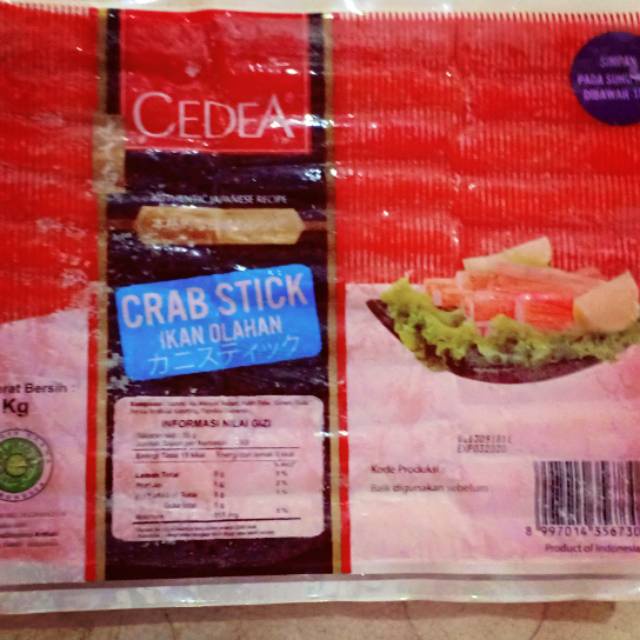Jual Cedea Crab Stick 1kg I FROZEN FOOD CADEA | Shopee Indonesia