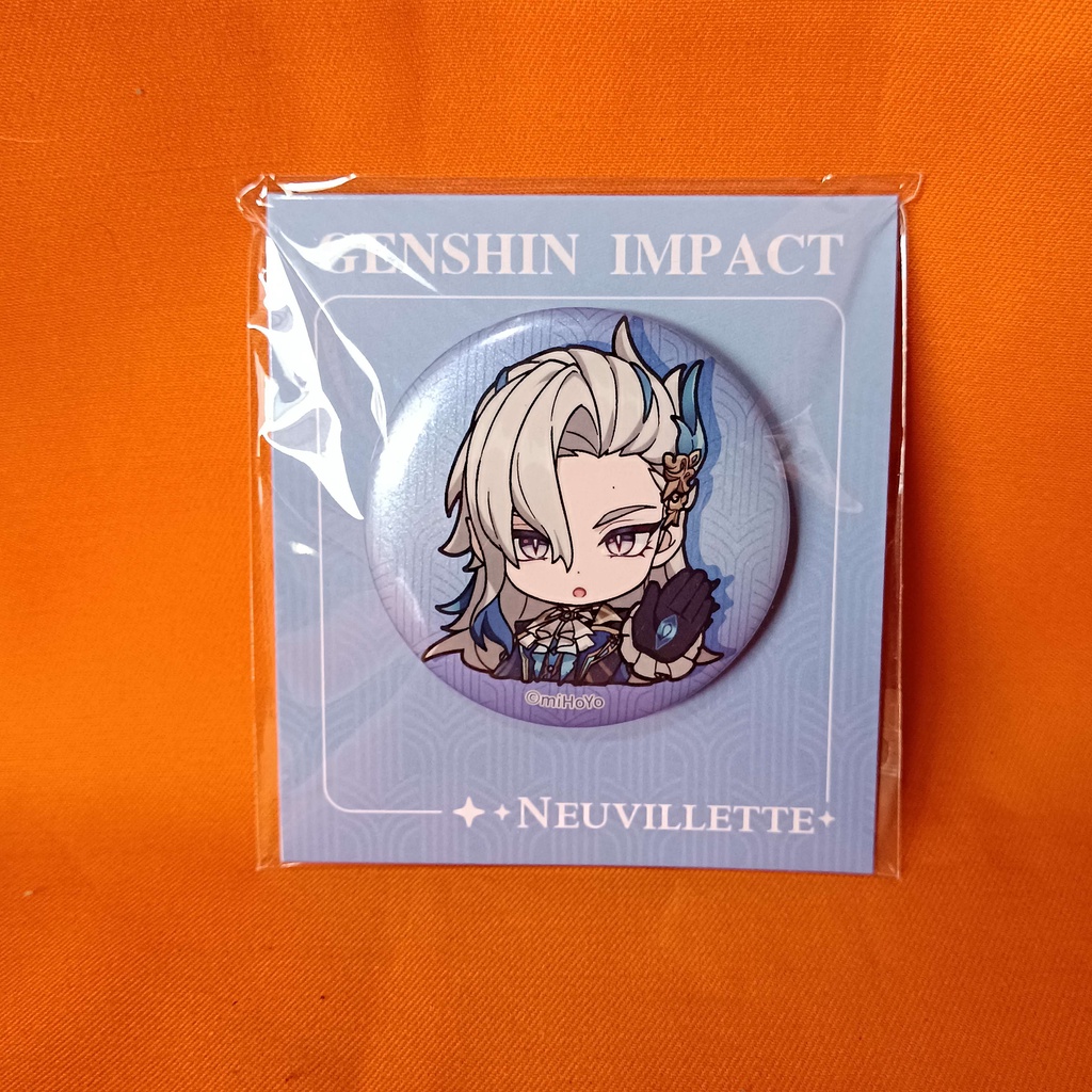 Jual Neuvillette Emoticon Can Badge 58mm - Genshin Impact | Shopee ...