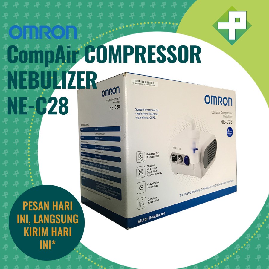 Jual Nebulizer Omron C28 / Alat Terapi Uap / Omron NE C-28 | Shopee Indonesia