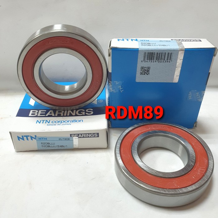 Jual BEARING 6208 LLU NTN TUTUP KARET DIMENSI 40X80X18MM 6208LLU NTN ...