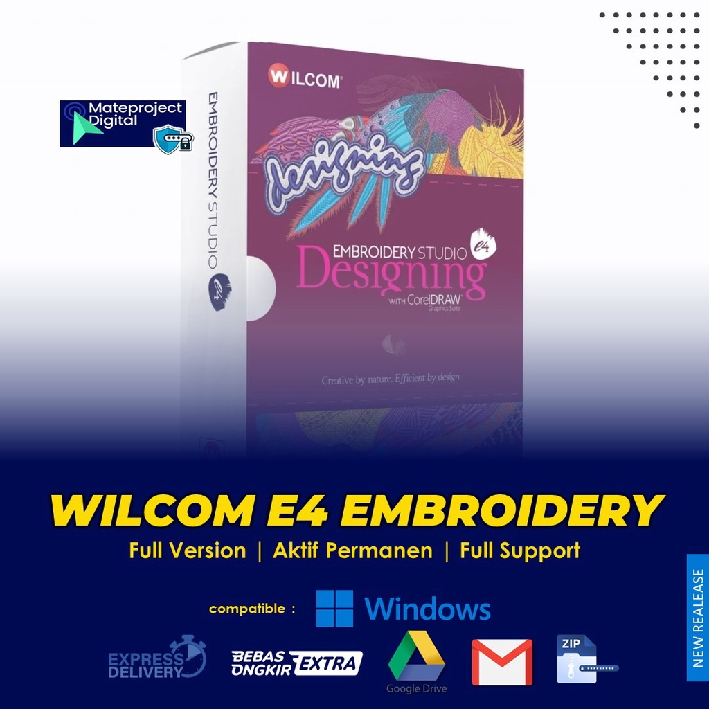 Jual Wilcom E4 Embroidery Studio E4 Software Wilcom Design Bordir ...