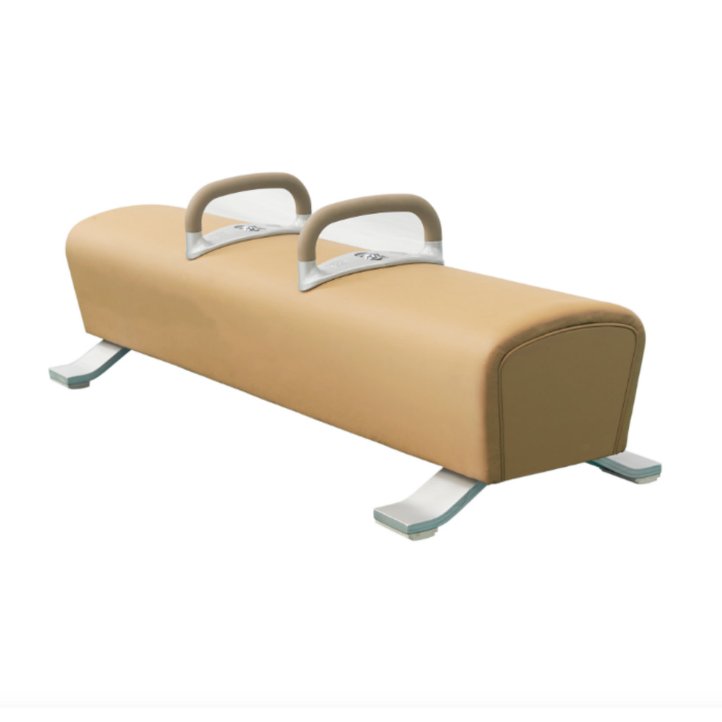 Jual Gaohao gymnastic training Low Pommel Horse Floor Buck Horse with 2 Pommels | Shopee Indonesia