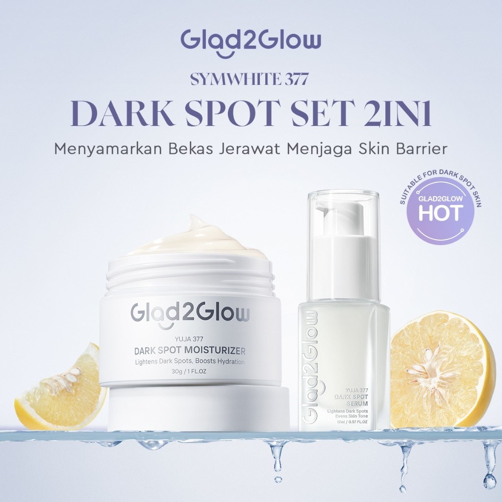Jual Paket G2G Glad2Glow Dark Spot bundle 2in1 3in1 4in1 5in1 Skincare ...