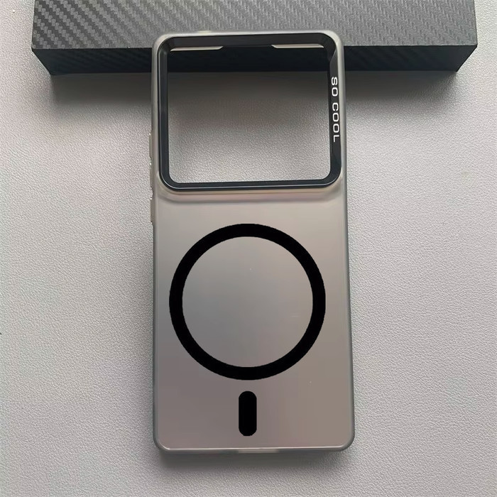 Jual Case for VIVO X80 PRO Magsafe Magnetic Luxury Laser Matte Plate ...