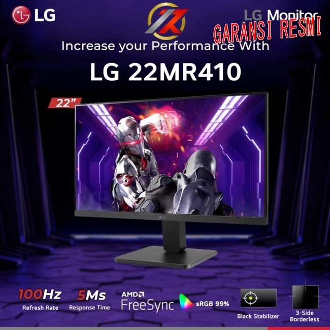 Jual LG Monitor 22MR410-B 22 INCH VA 100hz Full HD with AMD FreeSync ...
