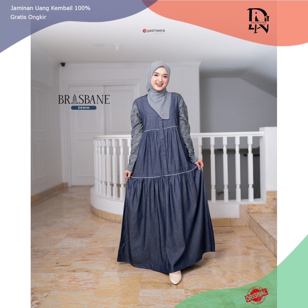 Jual Dina Olshopper - Couple Set Gamis Brisbane El-Rasheed by Yasmeera | Shopee Indonesia