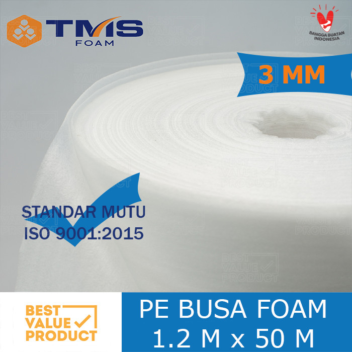 Jual Busa Packing PE Foam Sheet / POLY FOAM ROLL 3MM | Shopee Indonesia