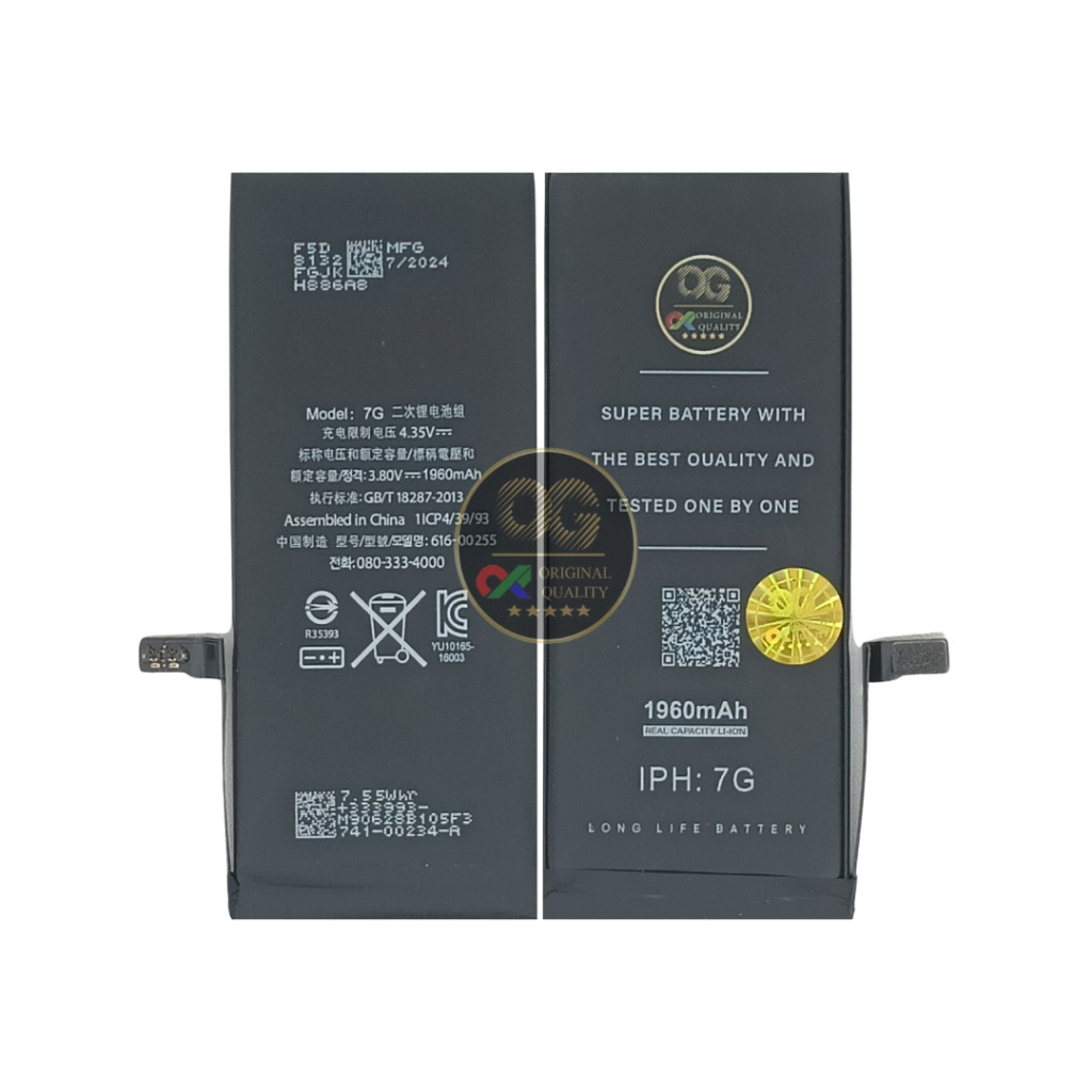 Jual BATTERY BATU BATRE BATRAI BATERAI IPHONE 7 7G OG SUPER 100% ...