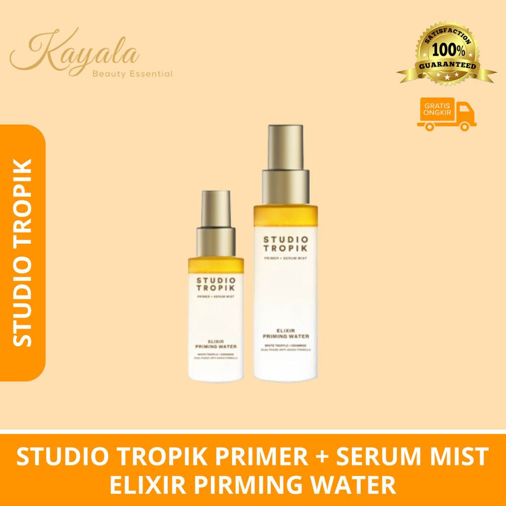 Jual STUDIO TROPIK PRIMER + SERUM MIST ELIXIR PIRMING WATER | Shopee Indonesia