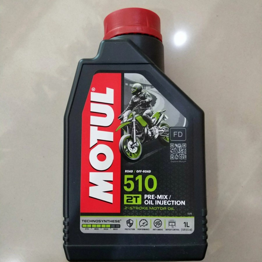 Jual Oli Samping Motor 2 TAK Motul 510 2T Technosynthese 1L | Shopee ...