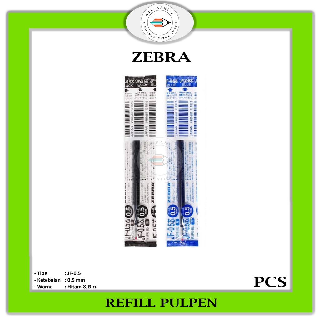Jual ZEBRA - Isi Pen Sarasa / refill sarasa / refill zebra JF 0.5 - Pcs ...
