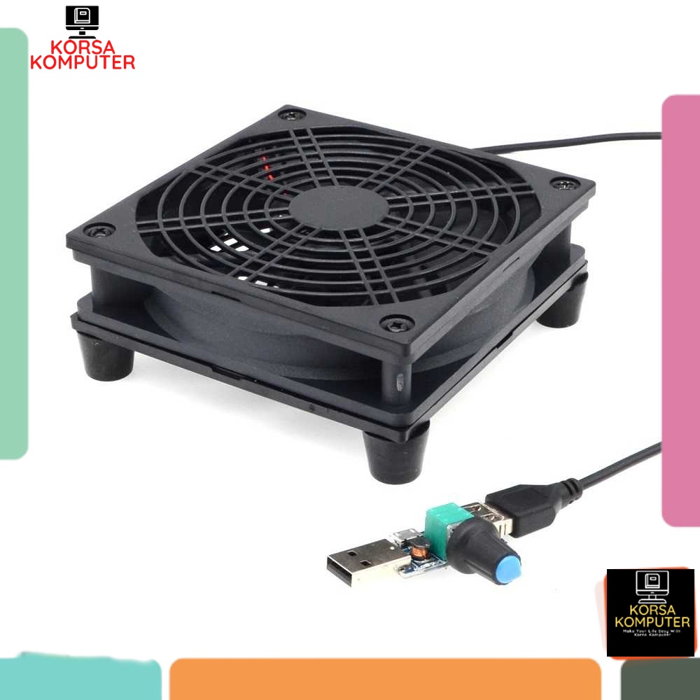 Jual Kipas Pendingin Router CPU Fan Cooler DIY USB 120mm with ...
