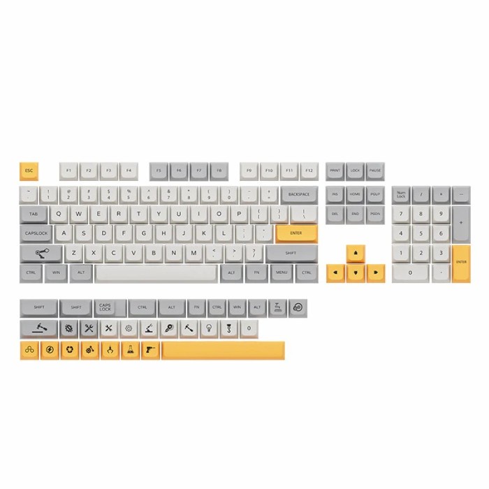 Jual KEYCAPS PBT HEAVY INDUSTRY XDA PROFILE SUBLIM MECHANICAL KEYBOARD ...