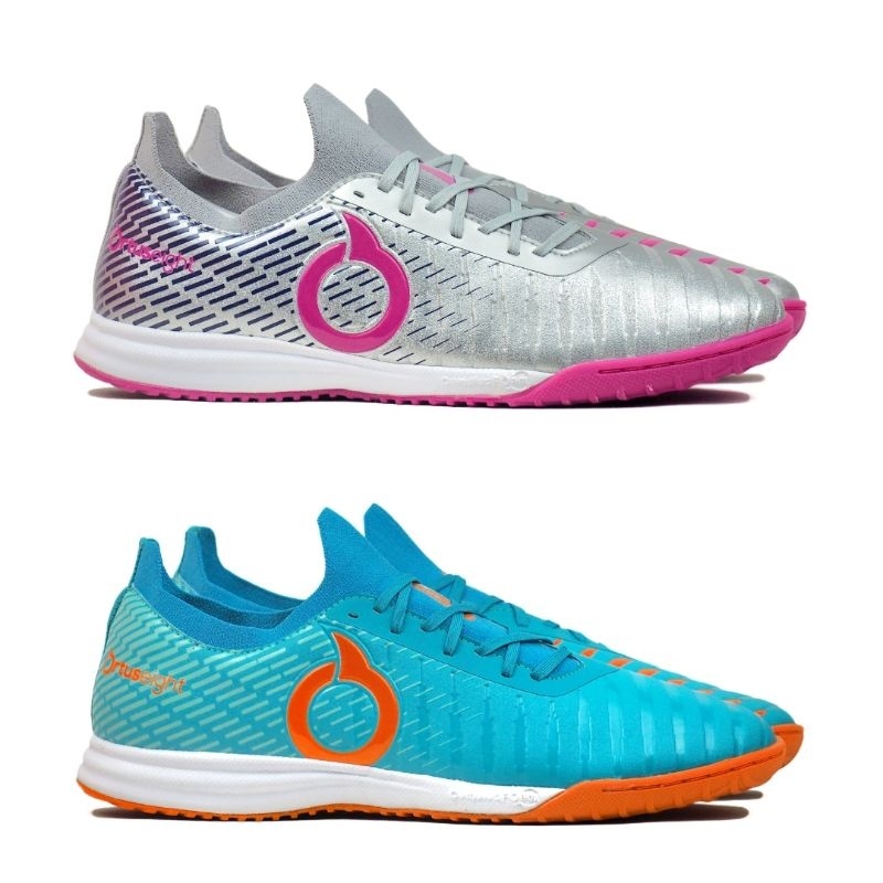 Jual Sepatu Futsal Ortuseight FORTE CLAWS IN - Silver Cyan Original ...