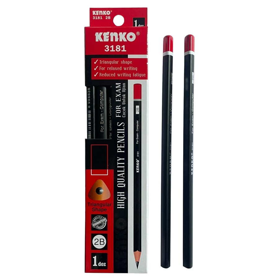 Jual Pensil 2B KENKO 3181 (12pc) | Shopee Indonesia