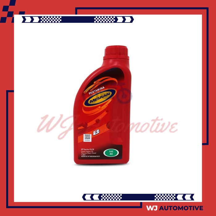 Jual Pertamina Mesran B 40 1 Liter Oli Mobil Mesrania B40 1Liter 1 Ltr ...