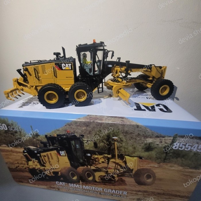 Jual Miniatur Motor Grader CAT 14M3 Miniatur alat berat Cat | Shopee ...